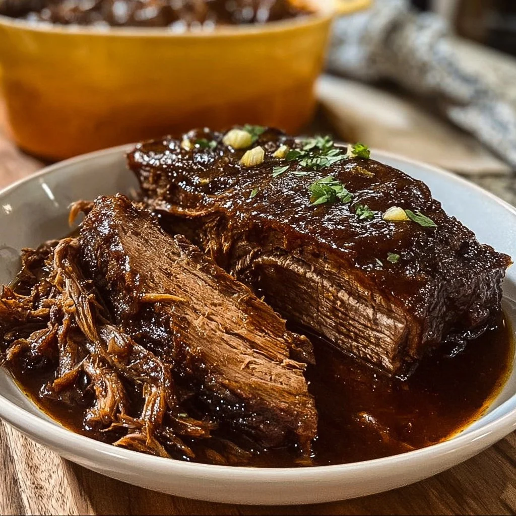 Caramelized Pulled Beef Brisket