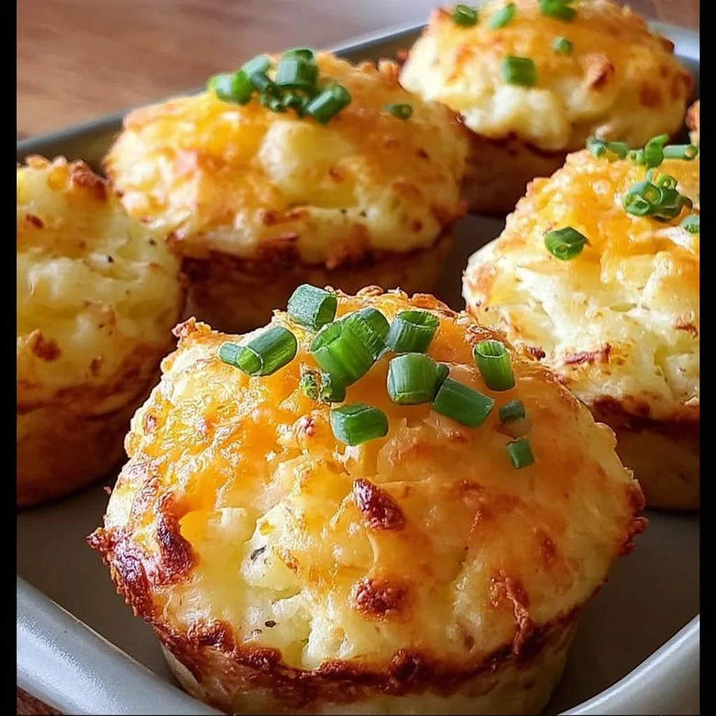 Cheesy Mashed Potato Puffs