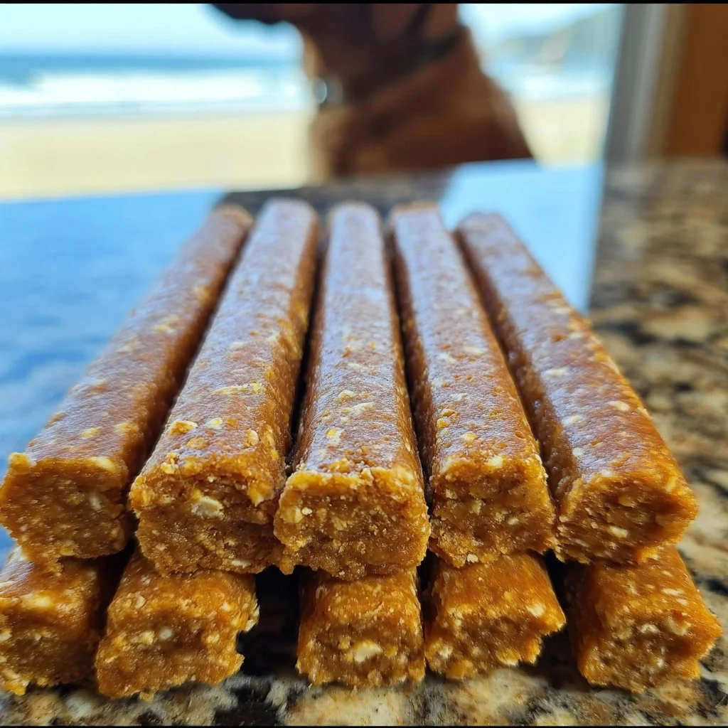 Homemade Pumpkin & Oatmeal Dog Snack Sticks