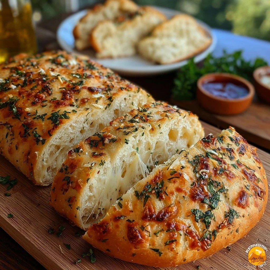 Italian Herbs and Cheese Bread