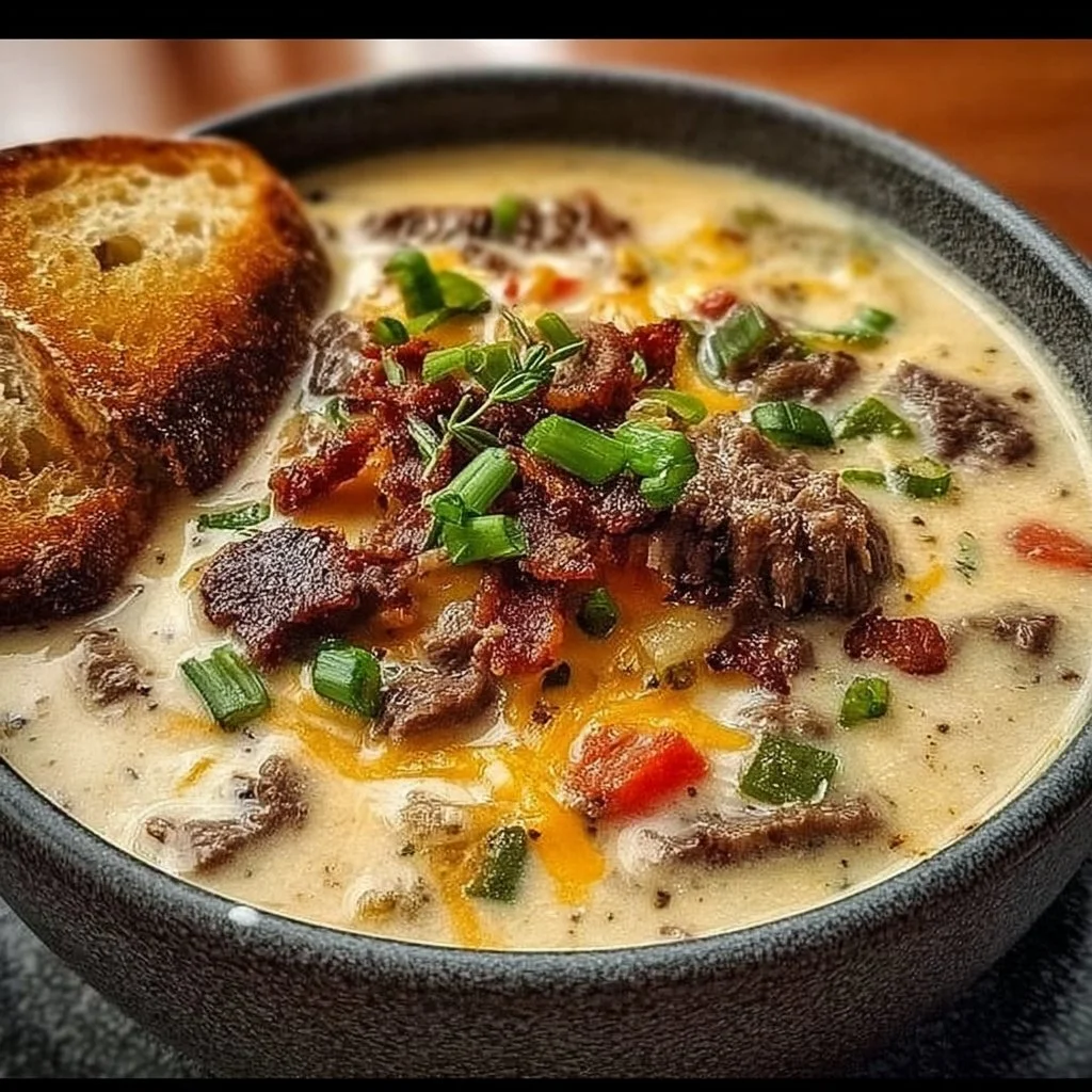 Philly Cheesesteak Soup: The Ultimate Comfort Food Recipe