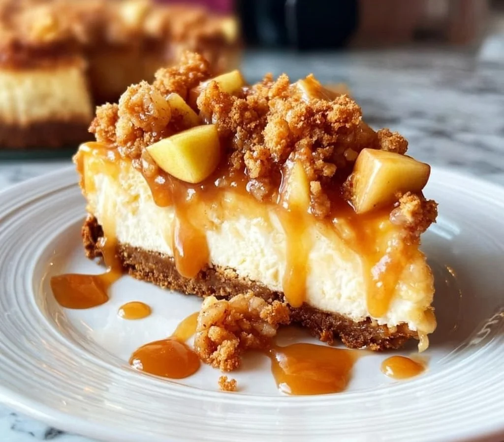 Apple Crisp Cheesecake Recipe