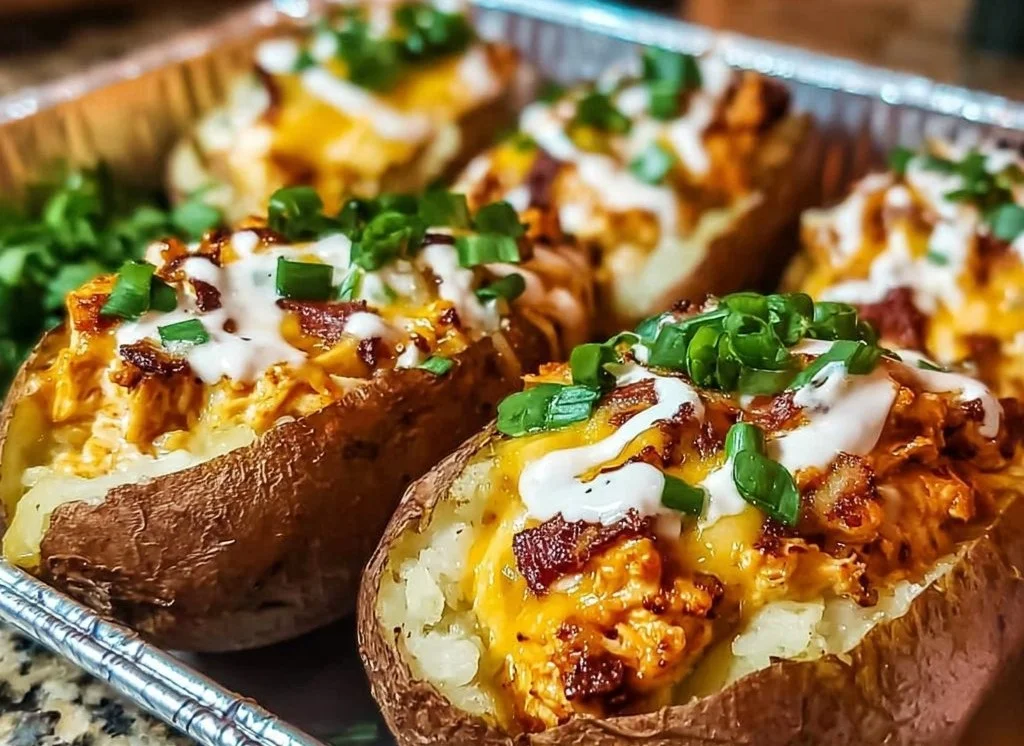 BBQ Chicken Stuffed Baked Potatoes: An Amazing Ultimate Comfort Food ...