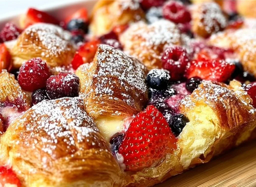 Berry Croissant Bake
