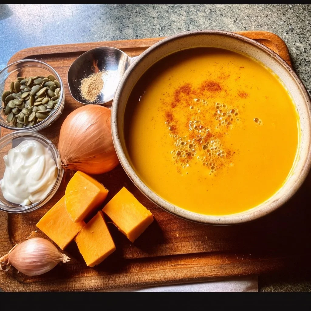 Butternut Squash Soup (with Added Protein!)