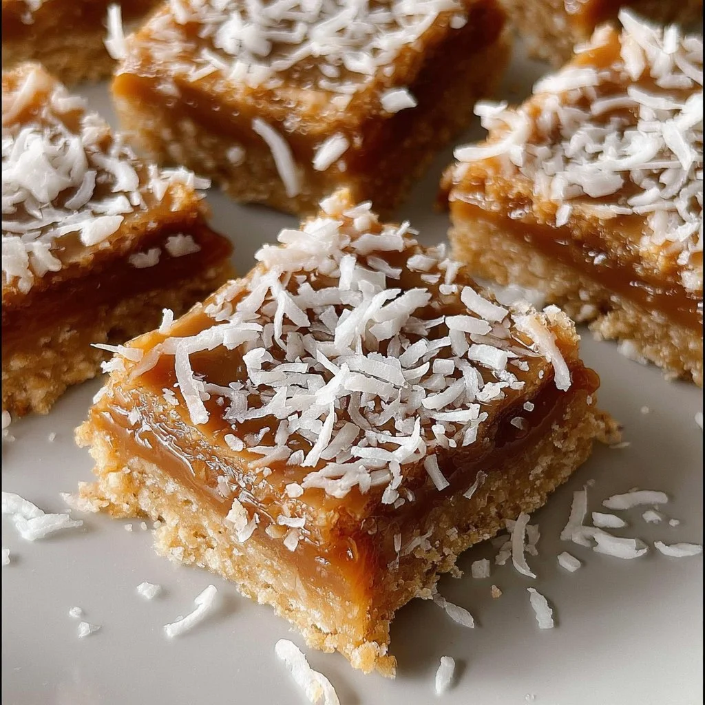 Caramel Coconut Bars