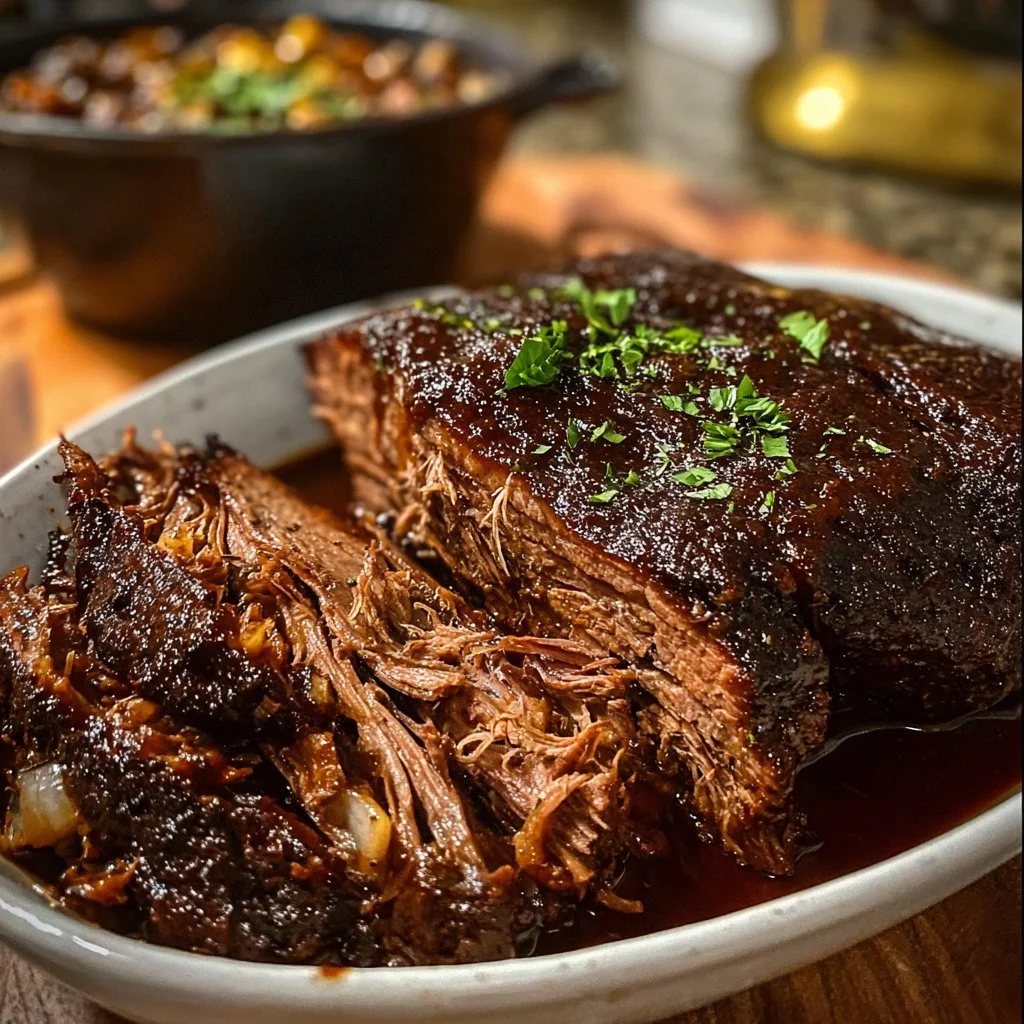 Caramelized Pulled Beef Brisket