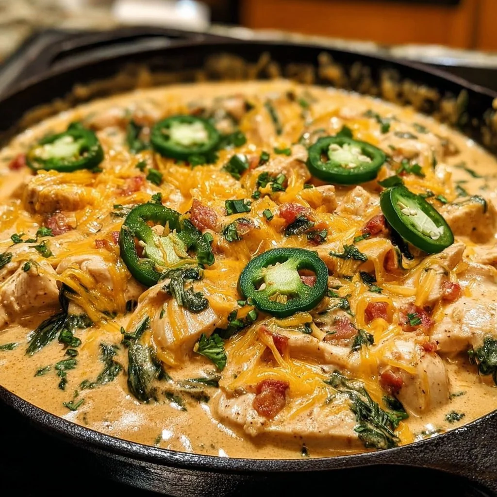 Creamy Jalapeño Chicken Skillet Recipe