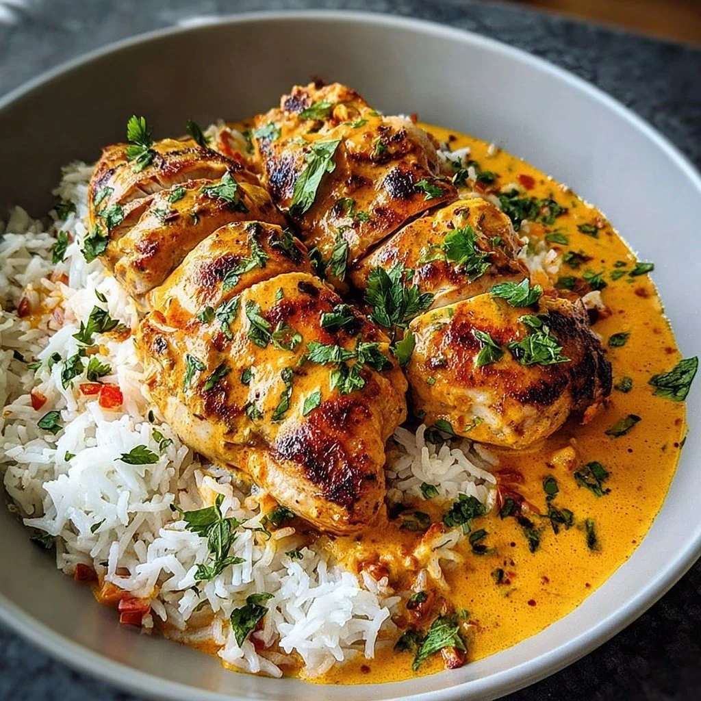 Creamy Peri-Peri Chicken with Rice
