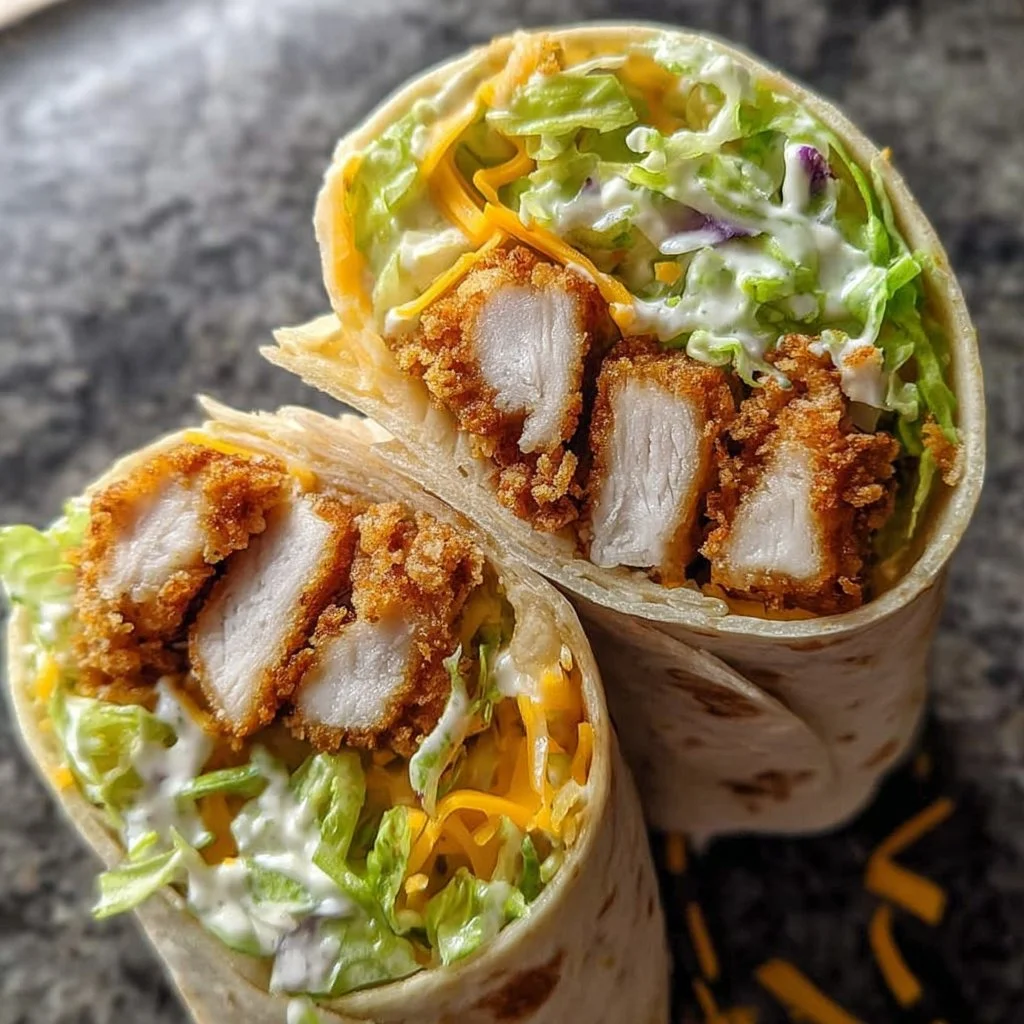 Crispy Chicken Ranch Snack Wrap