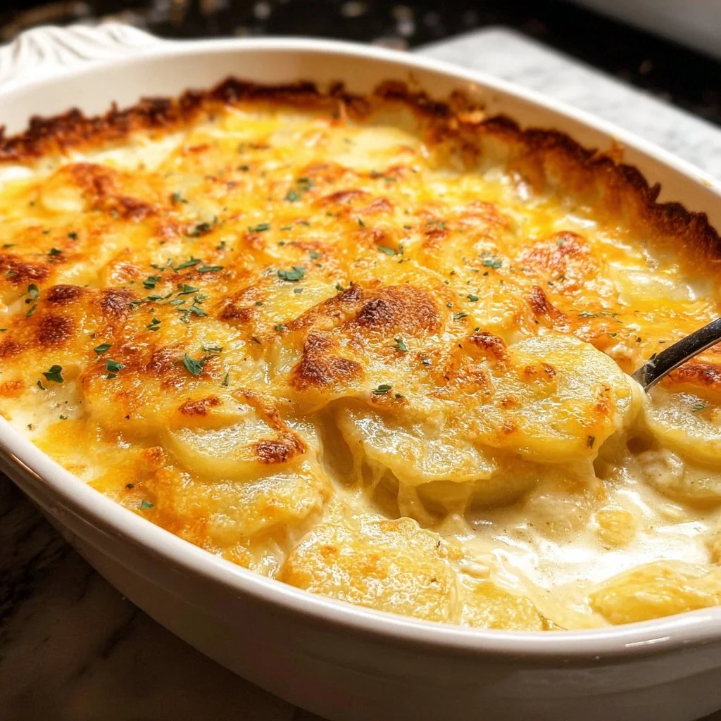 Easy Cheesy Scalloped Potatoes