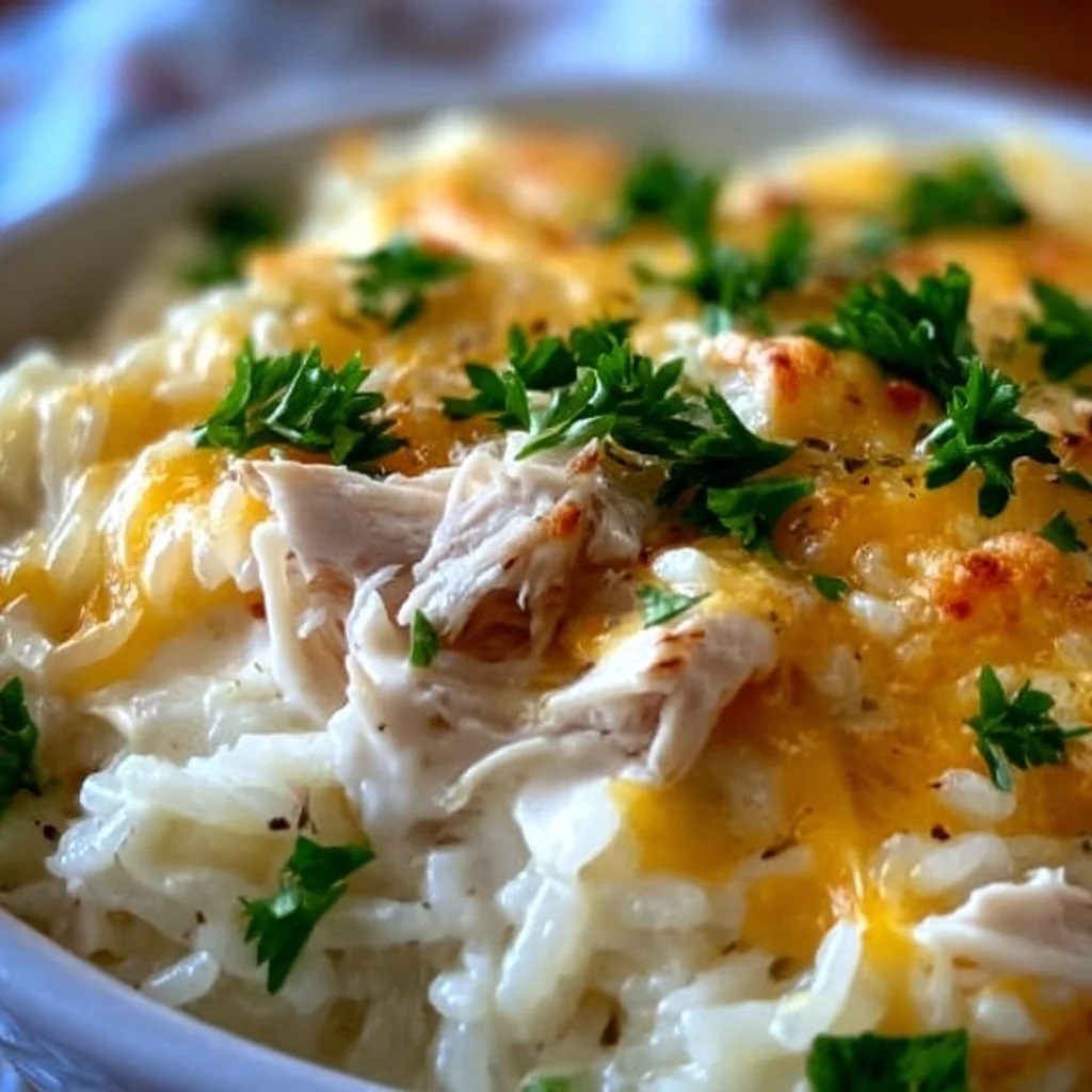 Fluffy Angel Chicken and Rice Casserole