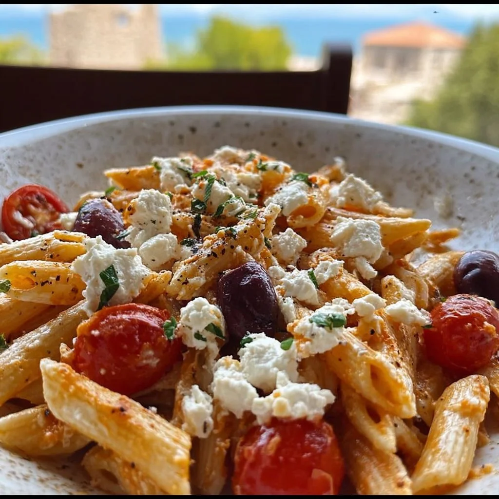 Greek Pasta with Feta