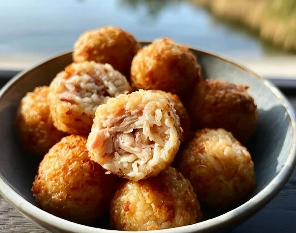 Homemade Dog Treats: Chicken & Rice Balls (3 Ingredients)