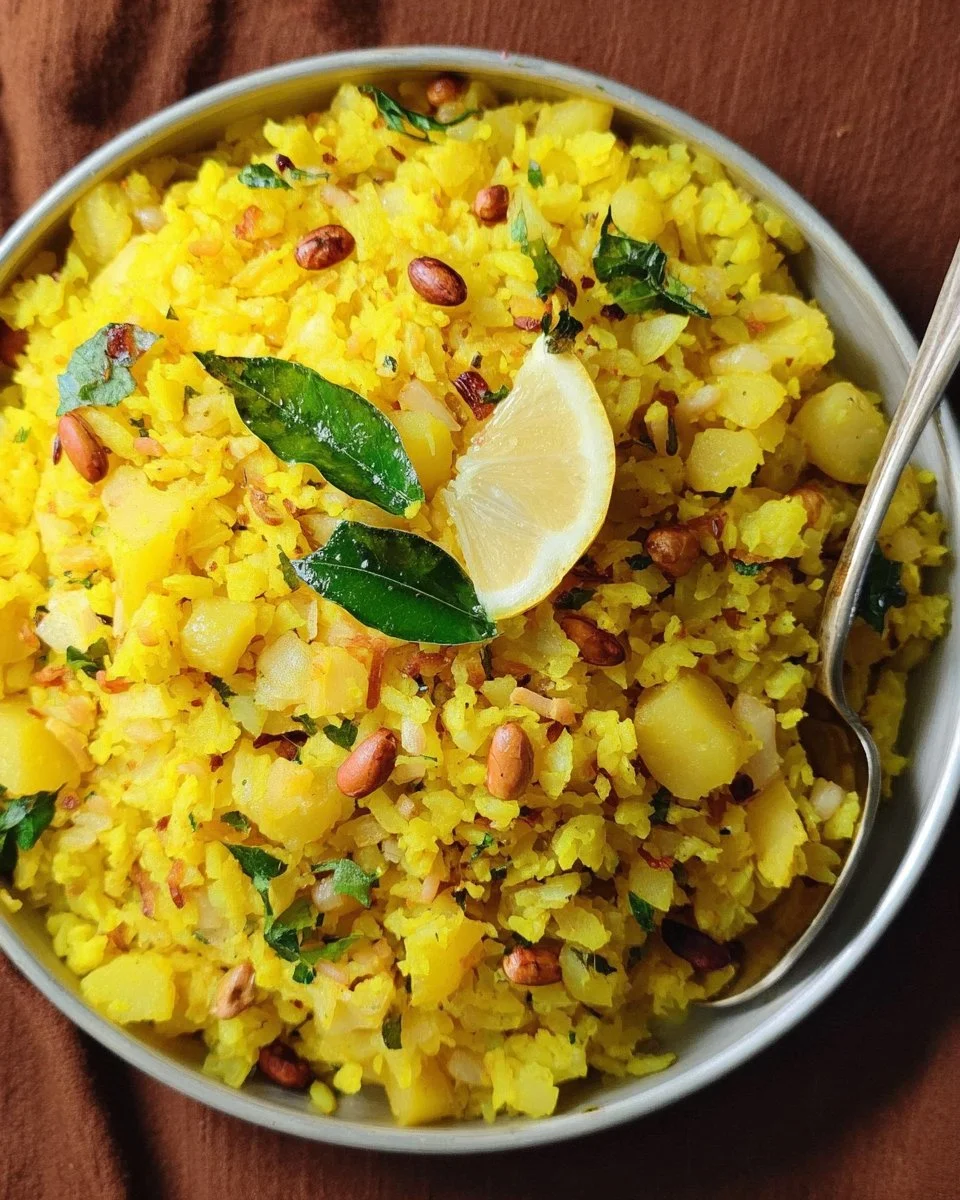 Kanda Poha Recipe