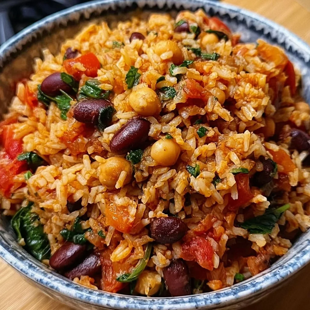 Mediterranean Rice and Beans