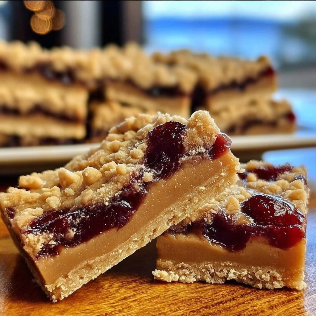 Peanut Butter and Jelly Bars