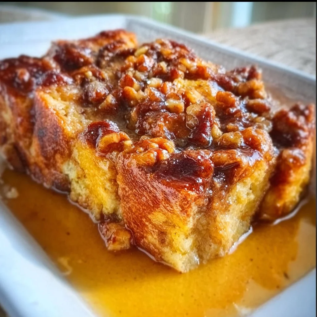 Pumpkin Praline Bread Pudding Recipe for Thanksgiving