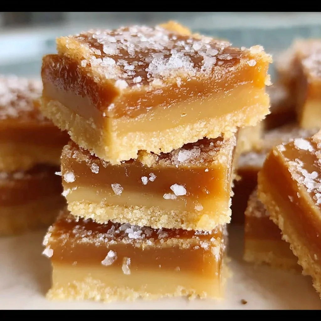 Salted Caramel Butter Bars: Tasty & Irresistible