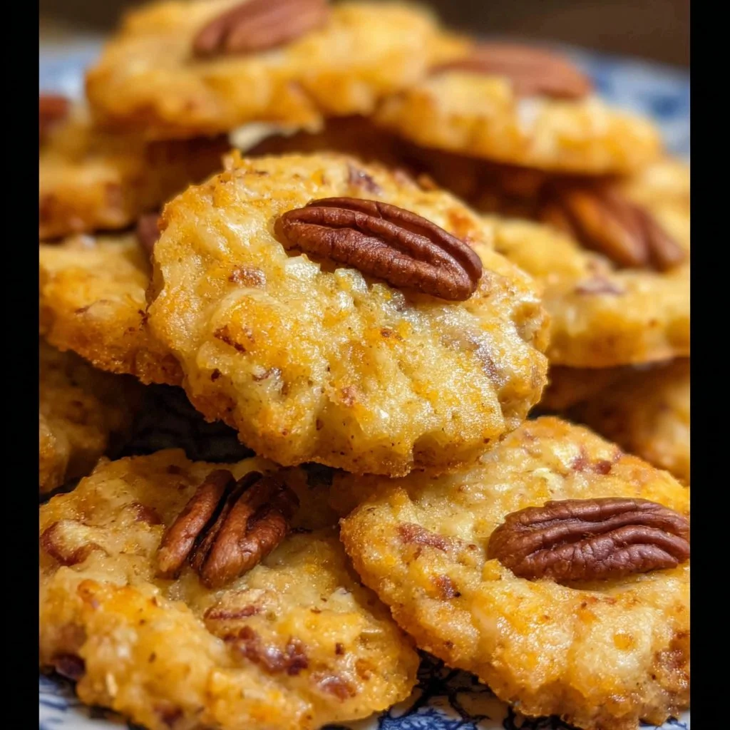 Southern Pecan Cheese Wafers