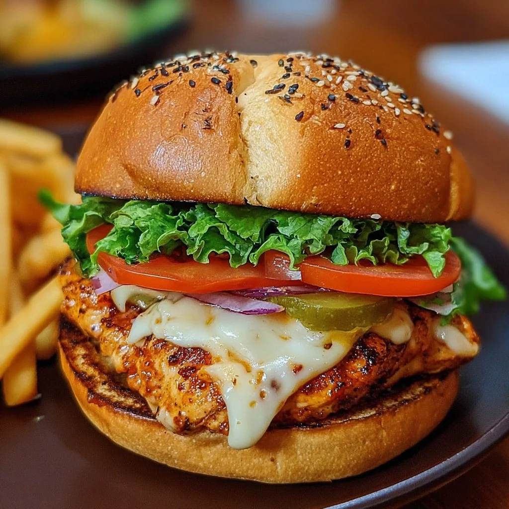Spicy Chipotle Chicken Burger